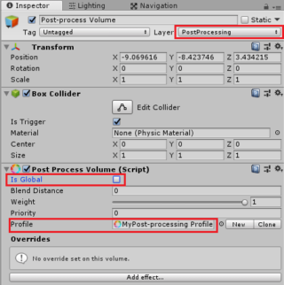 UnityのPostProcessing機能のV2について | Unityを使った3Dゲームの作り方（かめくめ）